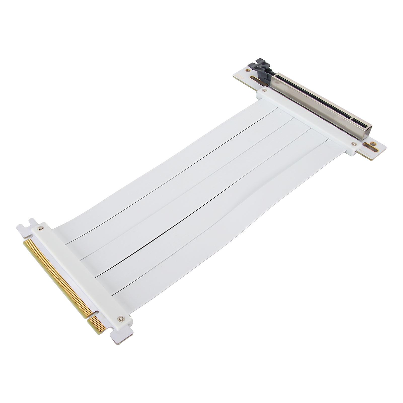 PCIE 4.0 X16 Riser Cable High Speed Flexible Extender Card Extension ...