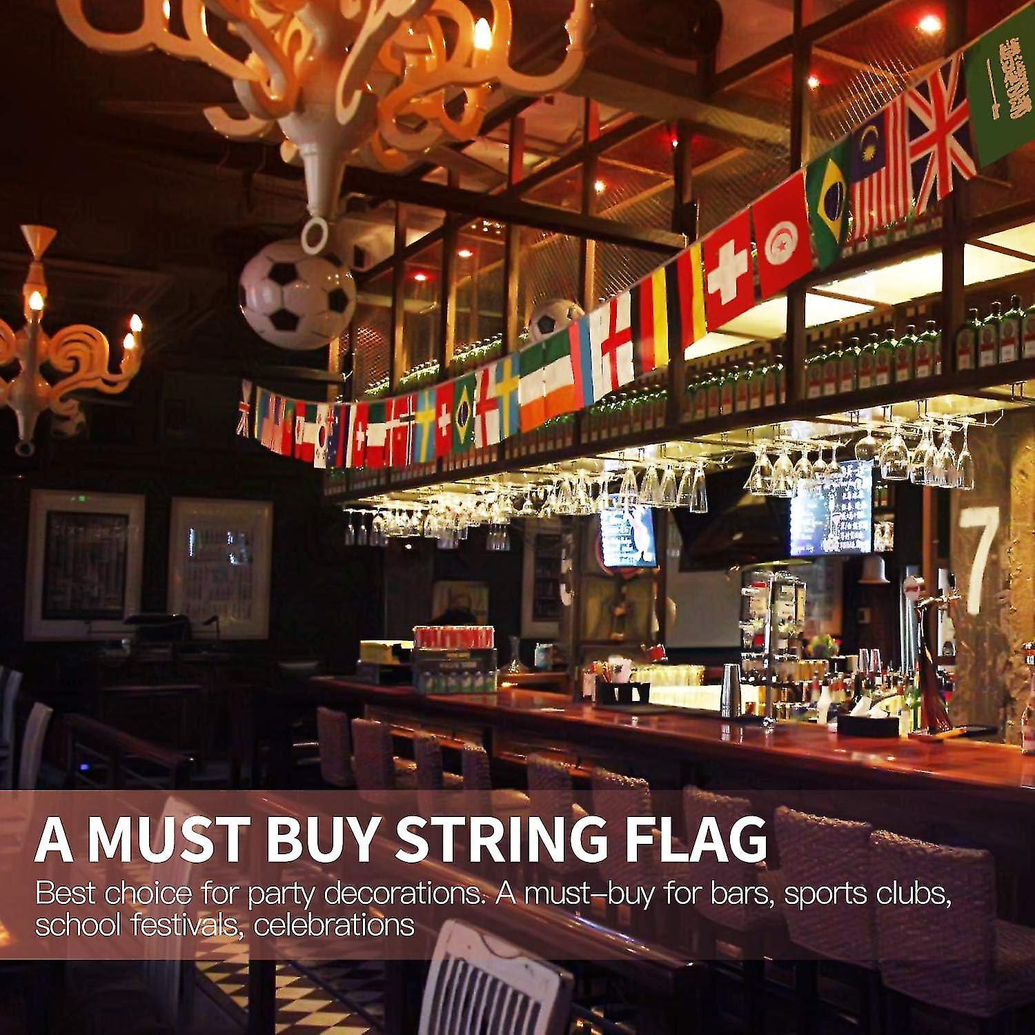 200 Countries String Flag - International Bunting Banners for Party ...