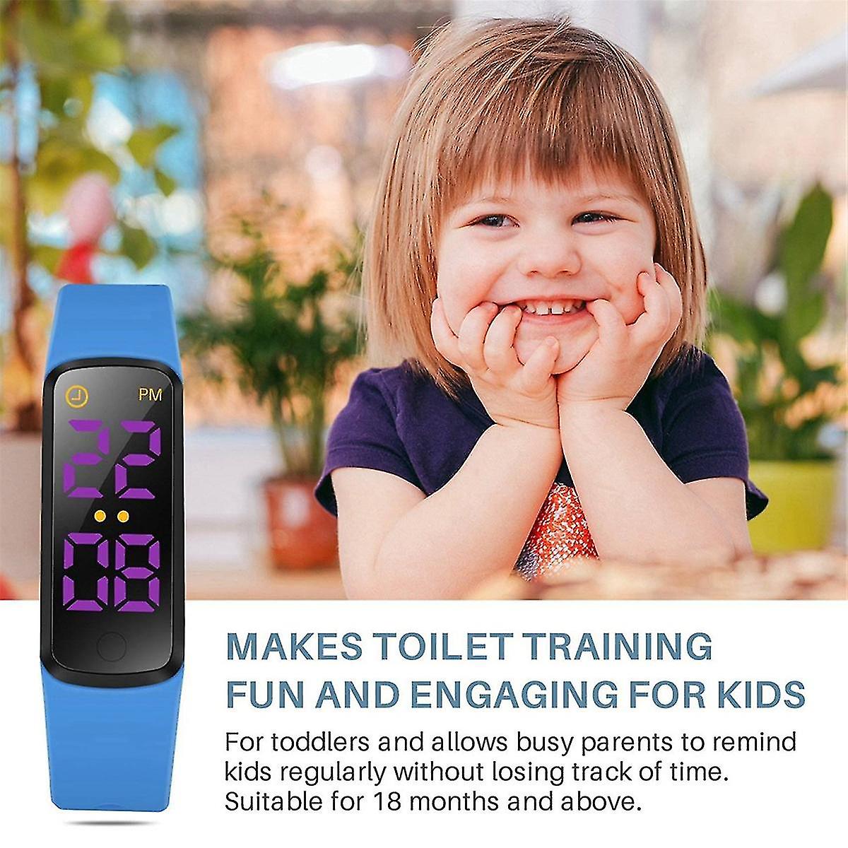 Potty Training Watch Water Resistant Baby Reminder Timer Urinal Trainer ...
