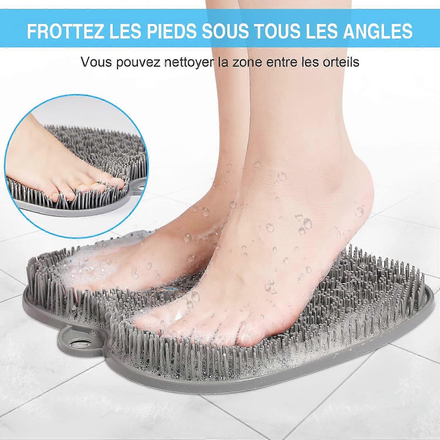 Foot Scrubber Shower - Cleans, Exfoliates, Massages Your Feet Without ...