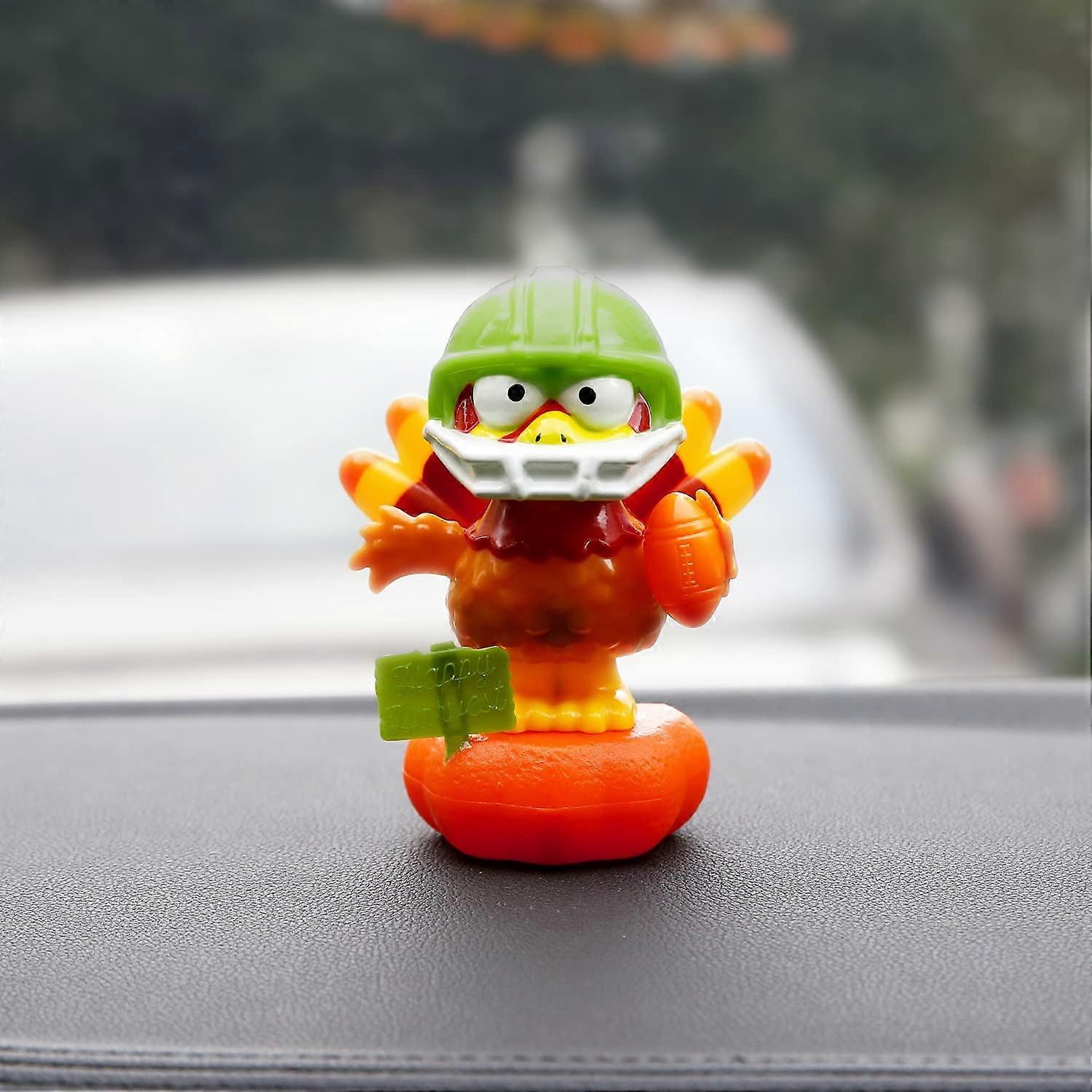 Solar Dancing Animal Car Dashboard Turkey Dancer Decorations Shaking ...