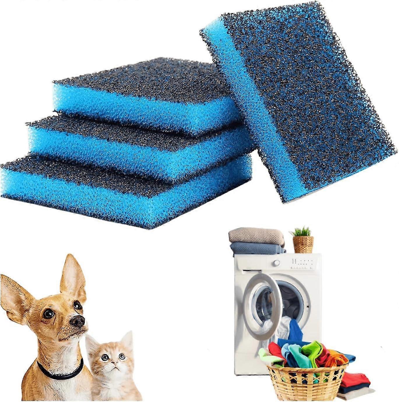 Pet Hair Remover For Laundry, Reusable Washing Machine Pet Hair Catcher ...