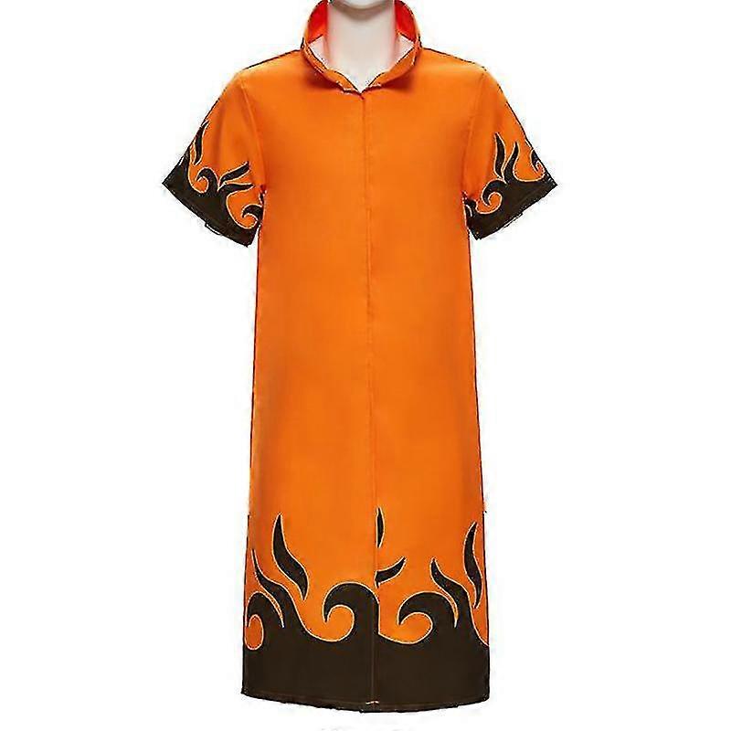 Naruto Shippuden Cosplay Cloak 4th And 6th Hokage Cloak Robeparty Dress ...