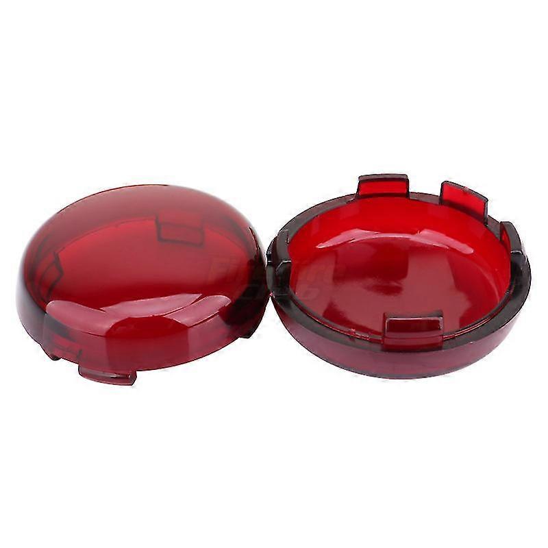 Black Red Yellow Motorcycle Indicator Lens Light Caps Cover For Harley ...