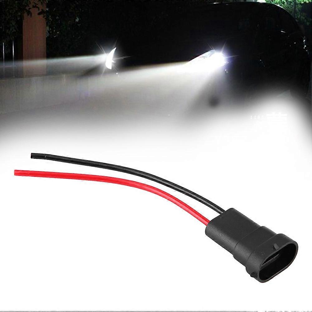 Headlight Bulb Fog Lamp Wiring Harness 2-Pin Male Plug Connector ...
