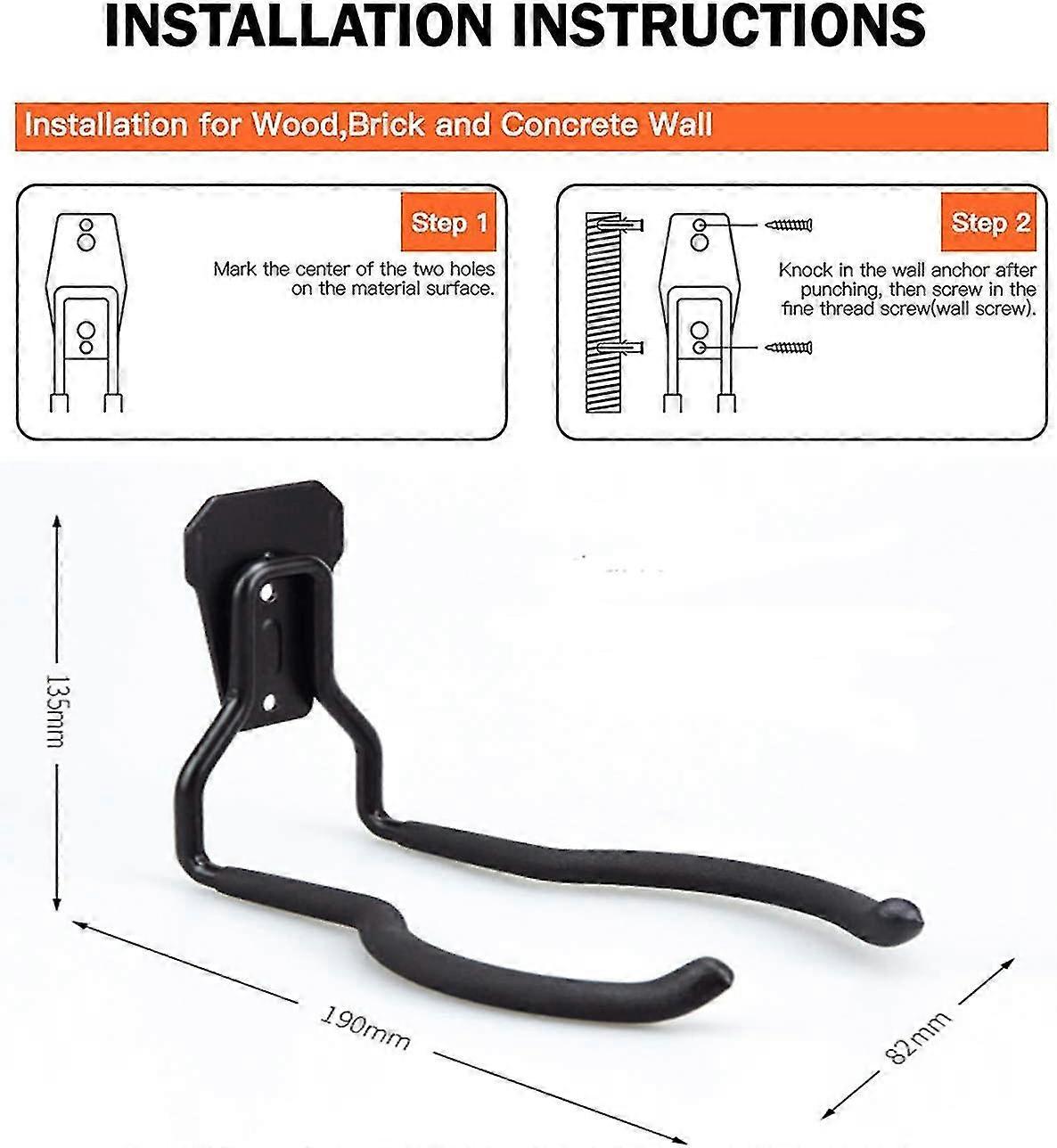 2pcs Garden Power Tool Hanger String Trimmer Hangers, Weed Eater Wall ...