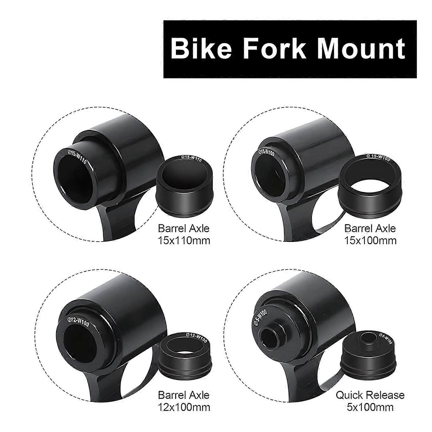 Versatile Front Fork Mount Block,Quick Release Thru Axle Road Bicycle ...