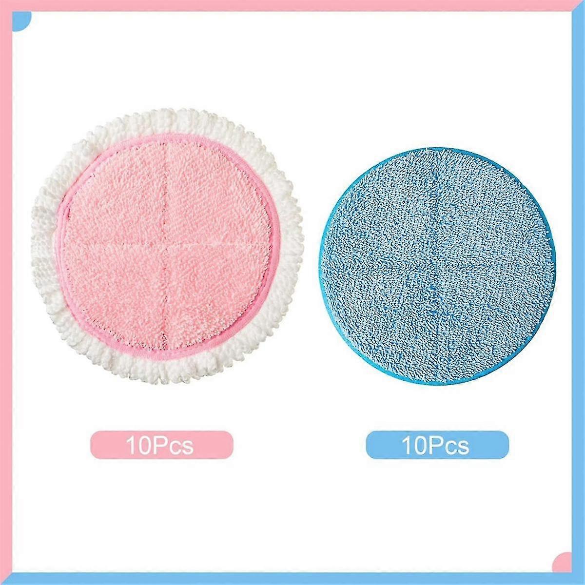 20 Pack Electric Mop Pads Spin Replacement 7.28 Inch Round Mop Pads for ...