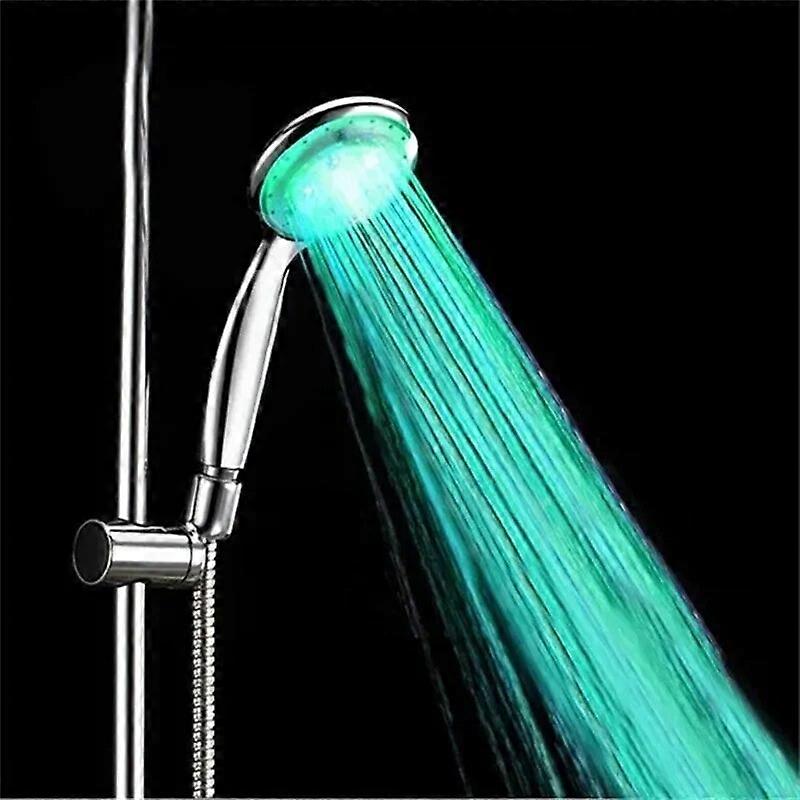 LED 7 Colors Shower Head Automatically Color-Changing LED Shower Light ...