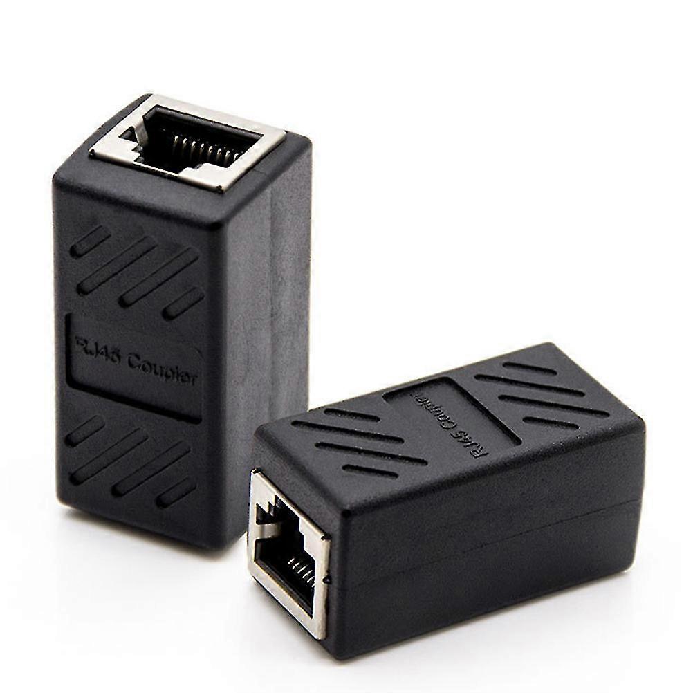 2 Pcs Cable Ethernet Female Female Coupler Cable Rj45 Splitter Ethernet ...