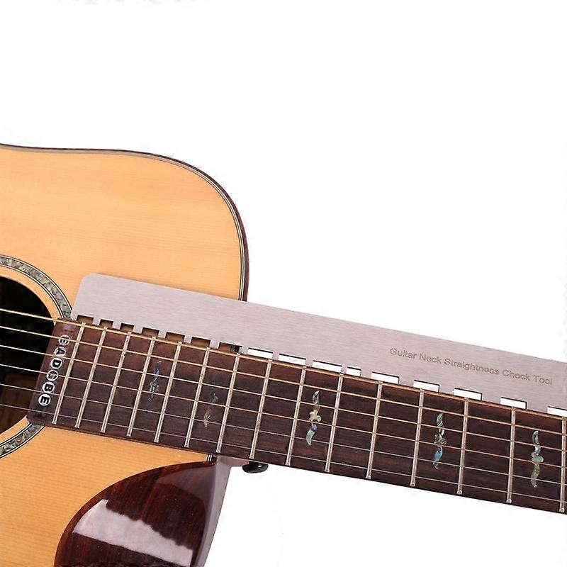 Guitar Neck Notched Straight Edge Luthiers Tool Fret Rocker Leveler for ...