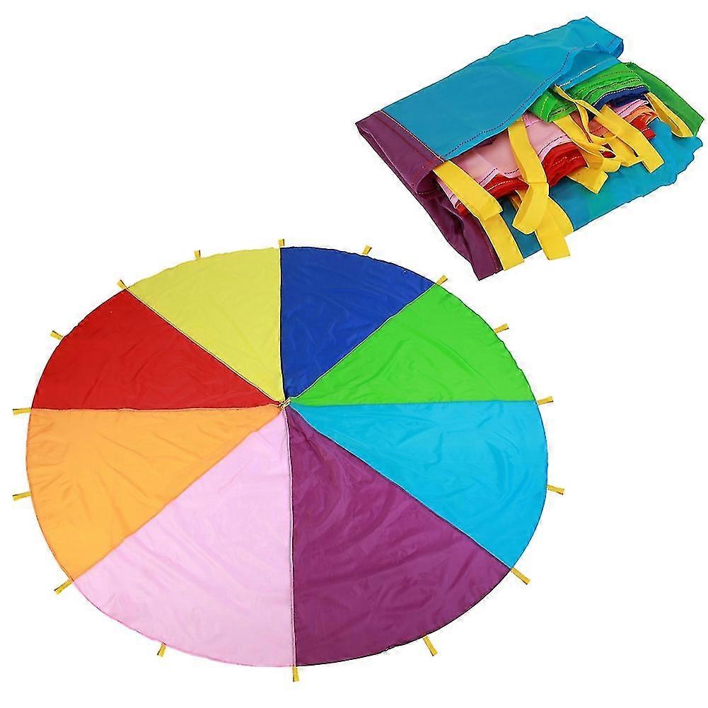 Rainbow Parachute For Kids - Outdoor Game And Exercise Development ...