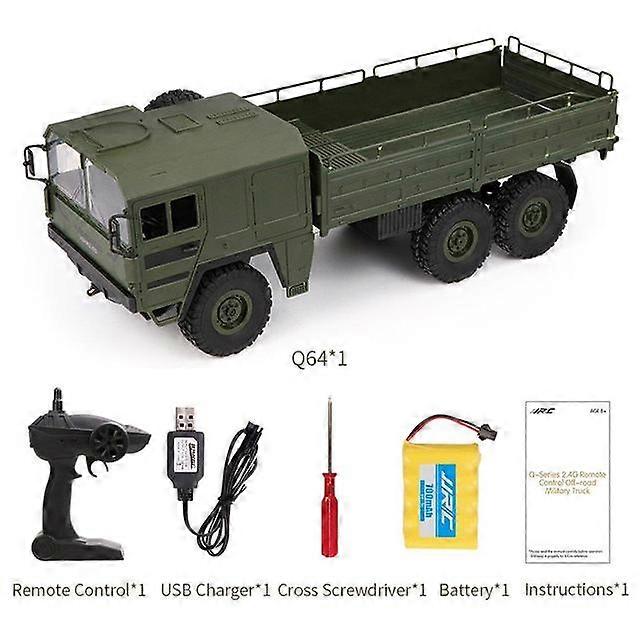 Q60 Q64 RC Truck Military Trucks 1:16 Remote Control Army Armored Car ...