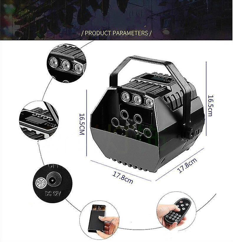 Bubble blowing toys led mini bubble machine stage effect bubble machine ...