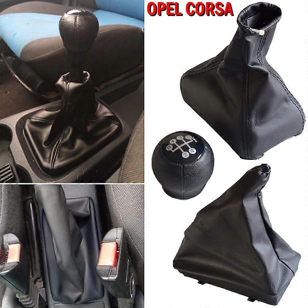 For OPEL CORSA C TIGRA B COMBO C Gear Lever Boot and Handbrake Grips ...