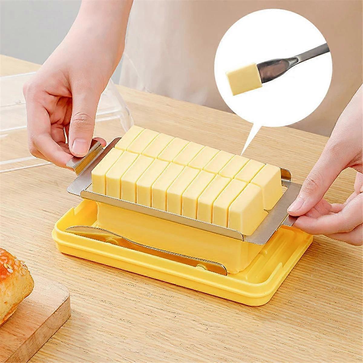 Butter Cutting Box with Lid Butter Slicer Cutting Plate Butter ...