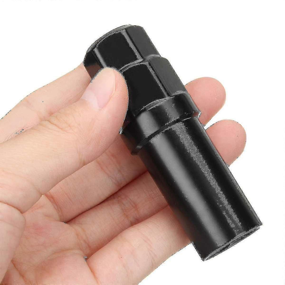 Black 7 Sided Spline Tuner Lug Nut Locking Socket Key Removal Steel ...