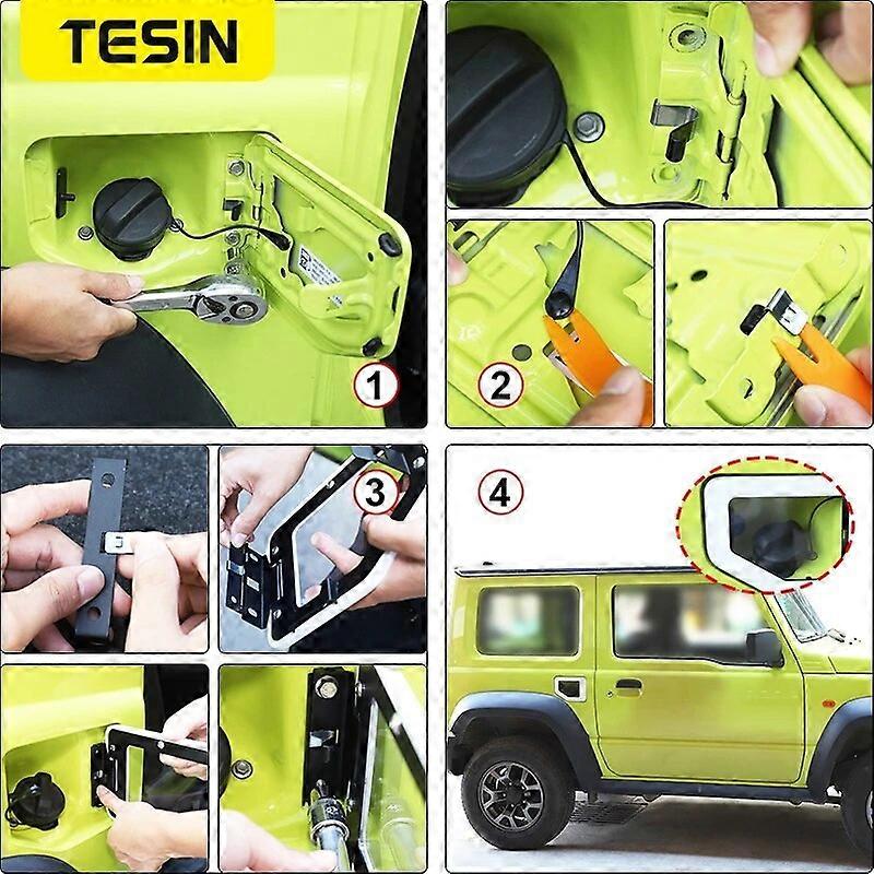 TESIN Car Transparent Gas Fuel Filler Tank Cap Cover Decoration For ...