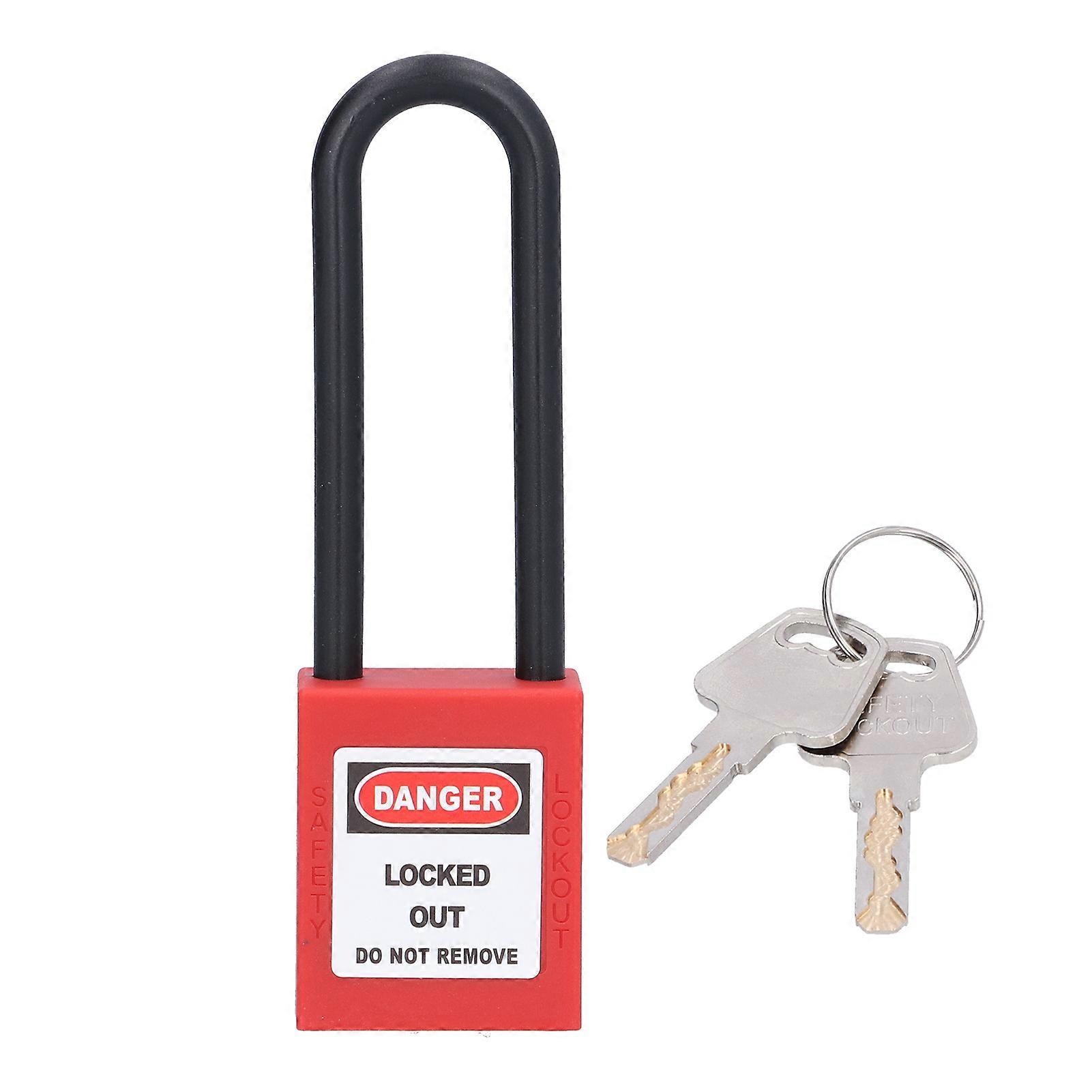 Industrial Safety Padlock 3in Nylon Beam Insulated AntiCorrosion ...