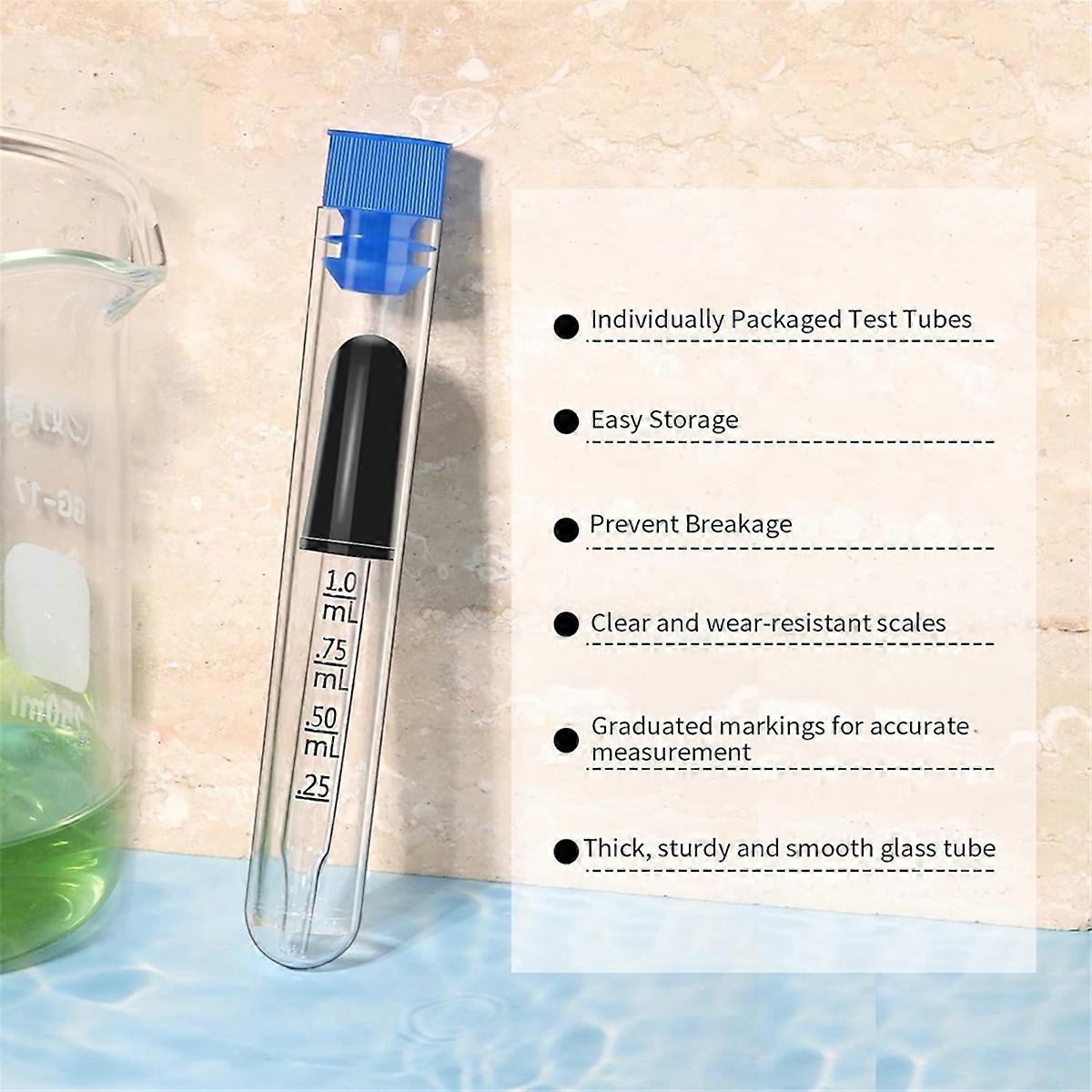 2Pack Eye Dropper Pipettes Dropper 1Ml Glass Droppers Pipette for ...