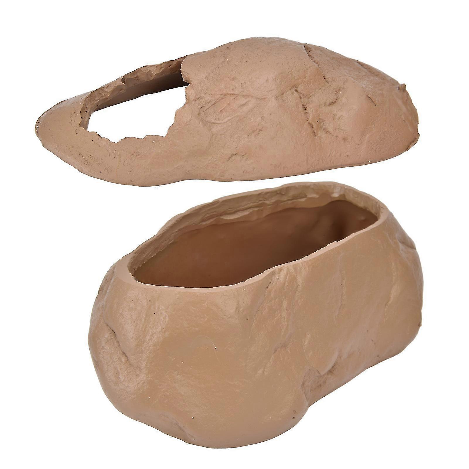 Reptile Shelter House Resin Aquarium Cave DIY Artificial Fish Tank ...