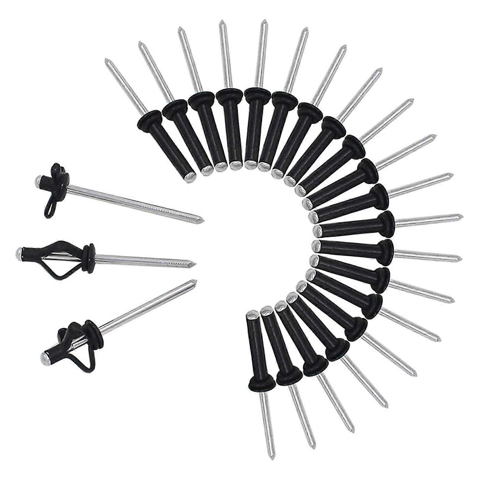 Aluminum Alloy Long Grip Tri-Grip Rivets Tri-Fold Tri Bulb Mounting ...