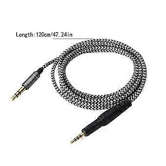 Replacement Audio Nylon Woven Cable Wire Cord for ATH-M50x M40x M70x ...