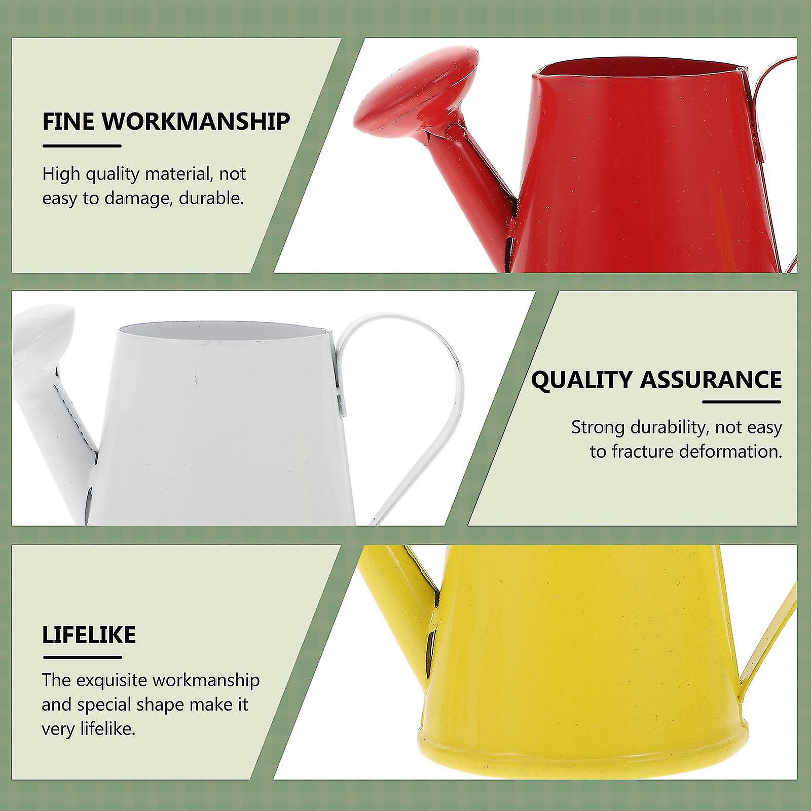 6pcs Kids Watering Can Toy Flower Watering Kettle Prop Garden Watering ...