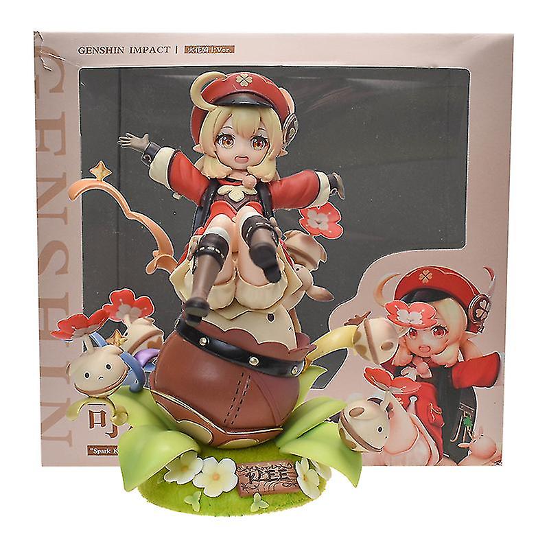 18cm Genshin Impact Klee Ver Girl Figure Spark Knight Klee 1/7 Pvc ...