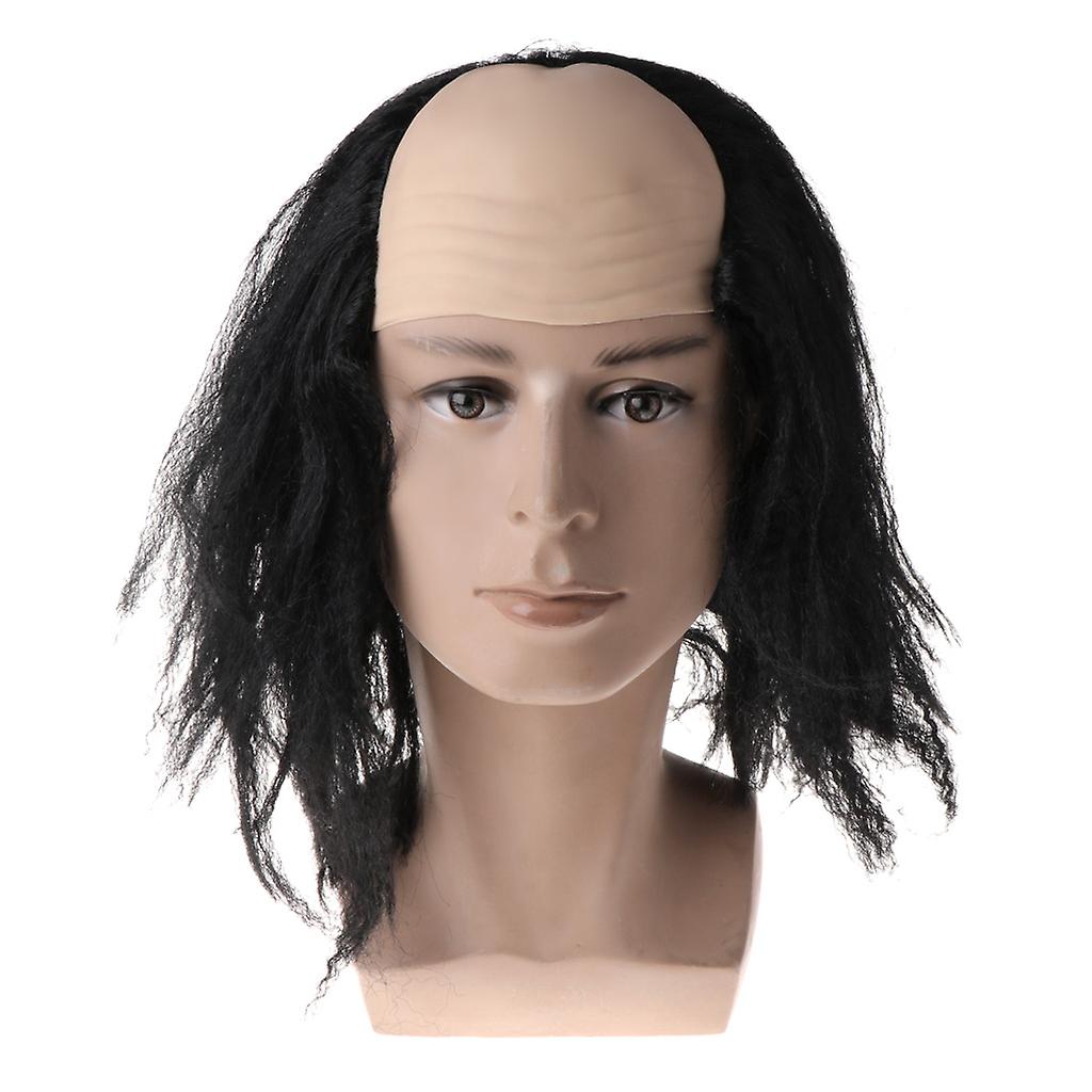 Halloween Wigs Bald Hair Masquerade Costume Party Funny Cosplay Prop ...