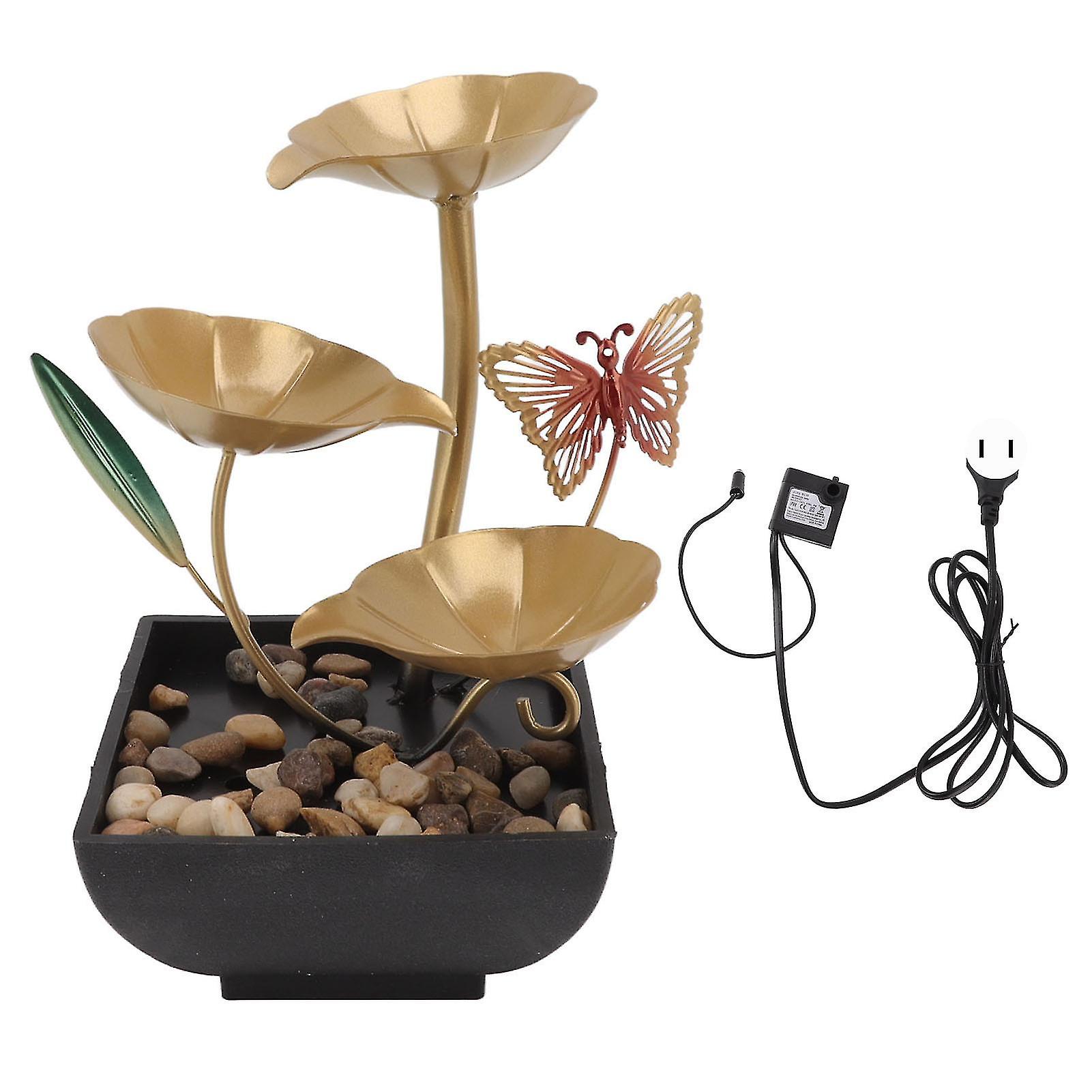 Indoor Waterfall Tabletop Fountain with US Plug 110V - Small ...