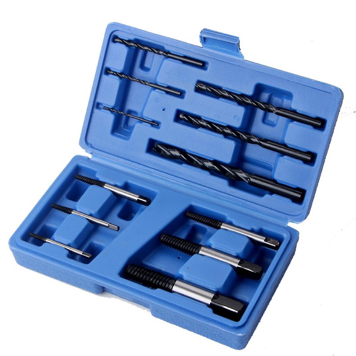 12Pcs Broken Screw Extractor Kit (No.1-No.6 Extractor Plus 6 Supporting ...