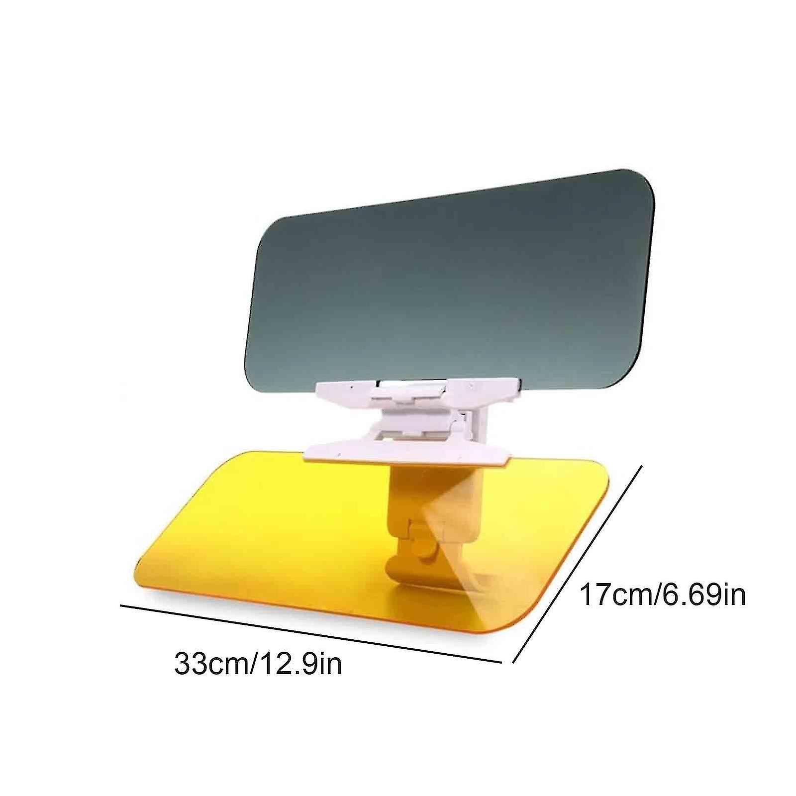 Car Sun Visor Anti-Glare Mirror,-SDR 2 in 1 Car Anti-Glare Sun Visor ...