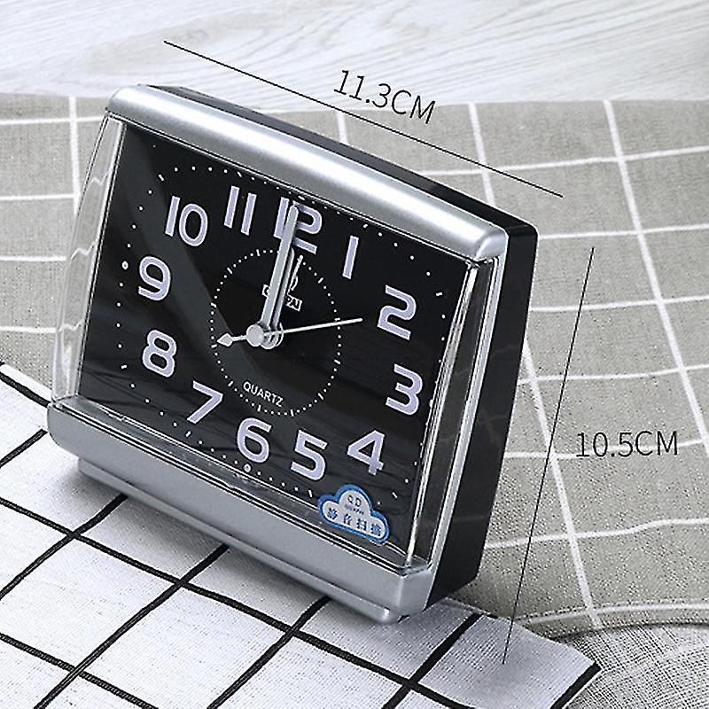Bedside Desk Alarm Clock Small Silent Quartz Clocks Home Decor | Fruugo UK