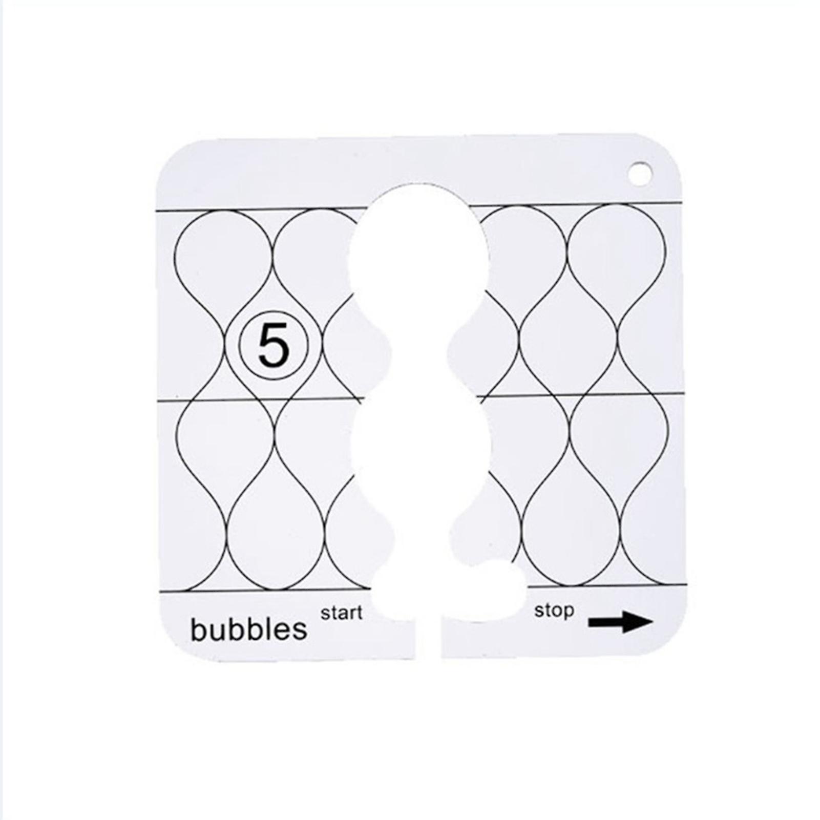 11 Pcs DIY Quilting Template Set Domestic Sewing Acrylic Templates ...