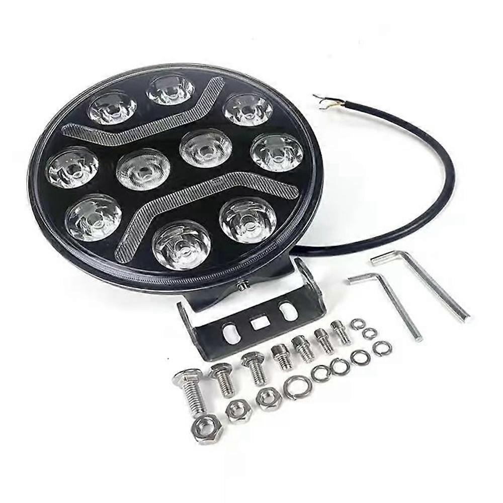 9 inch 120W Round LED Work Light High Power Combo Led Working Light For ...