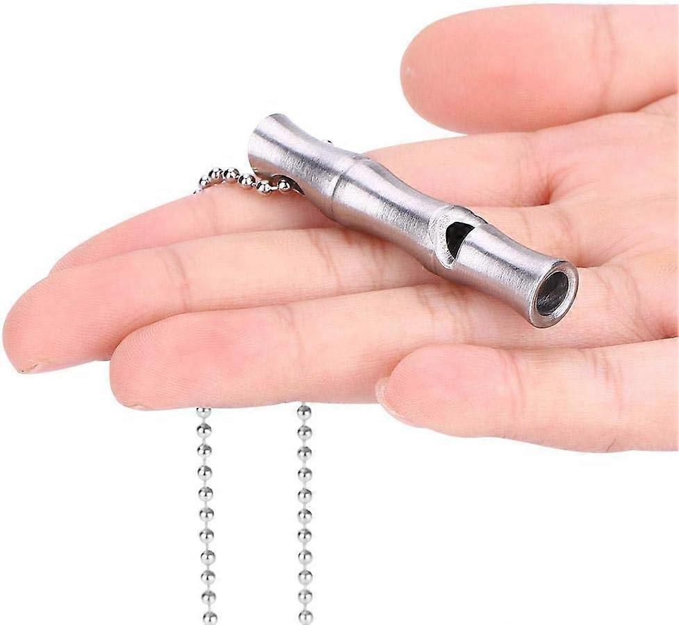 Stainless Steel Emergency Whistle, High Decibel Emergency Survival ...