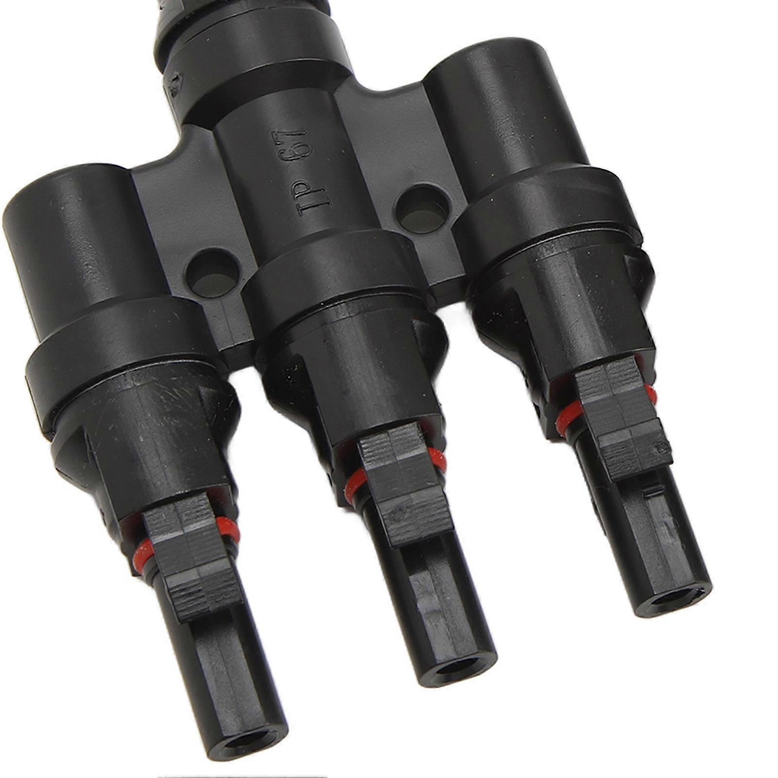 Pv Solar Branch Connectors 1 To 3 Waterproof High Current Carrying ...