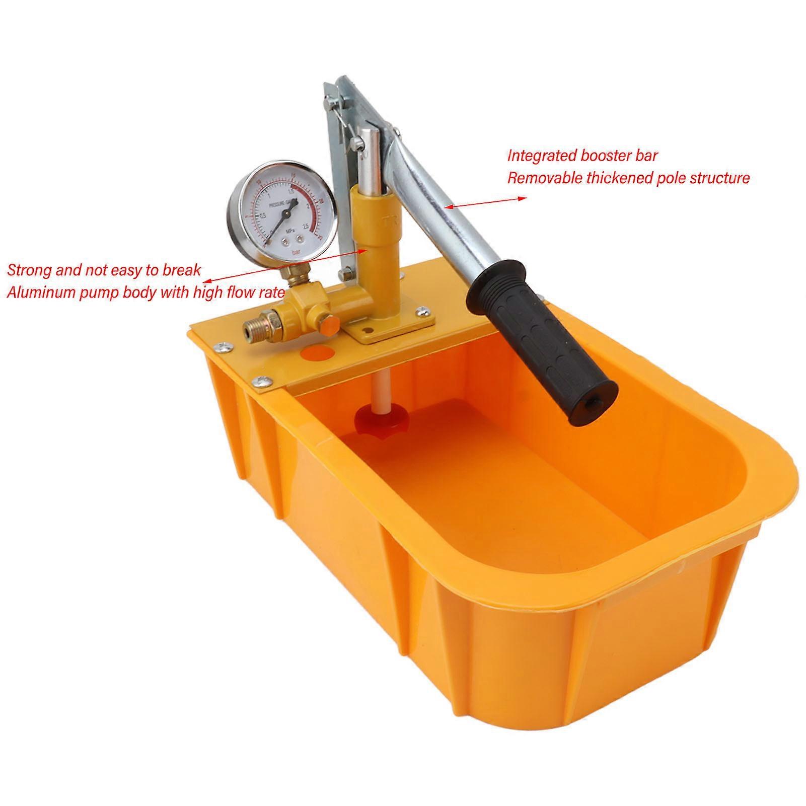 Hydrostatische pomp Tester Hydraulische handmatige waterdruktestpomp ...