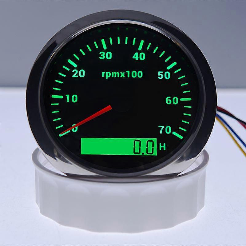 85mm Tachometer 3000 6000 7000 8000 RPM Tacho With 7 Colors Backlight ...