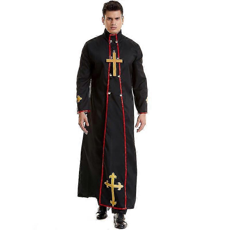 Adult Medieval Priest Robe Costume | Fruugo UK