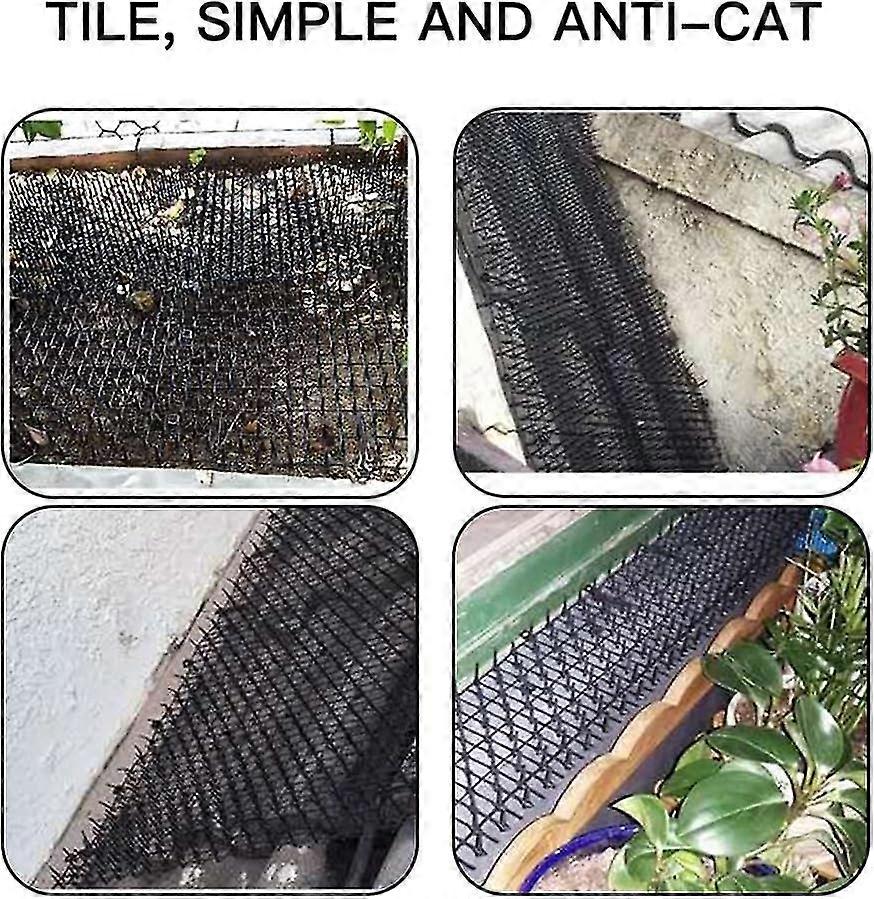 Anti-cat 12pcs Anti-cat Net With Spikes 20x15cm Mat With Spikes Cat ...