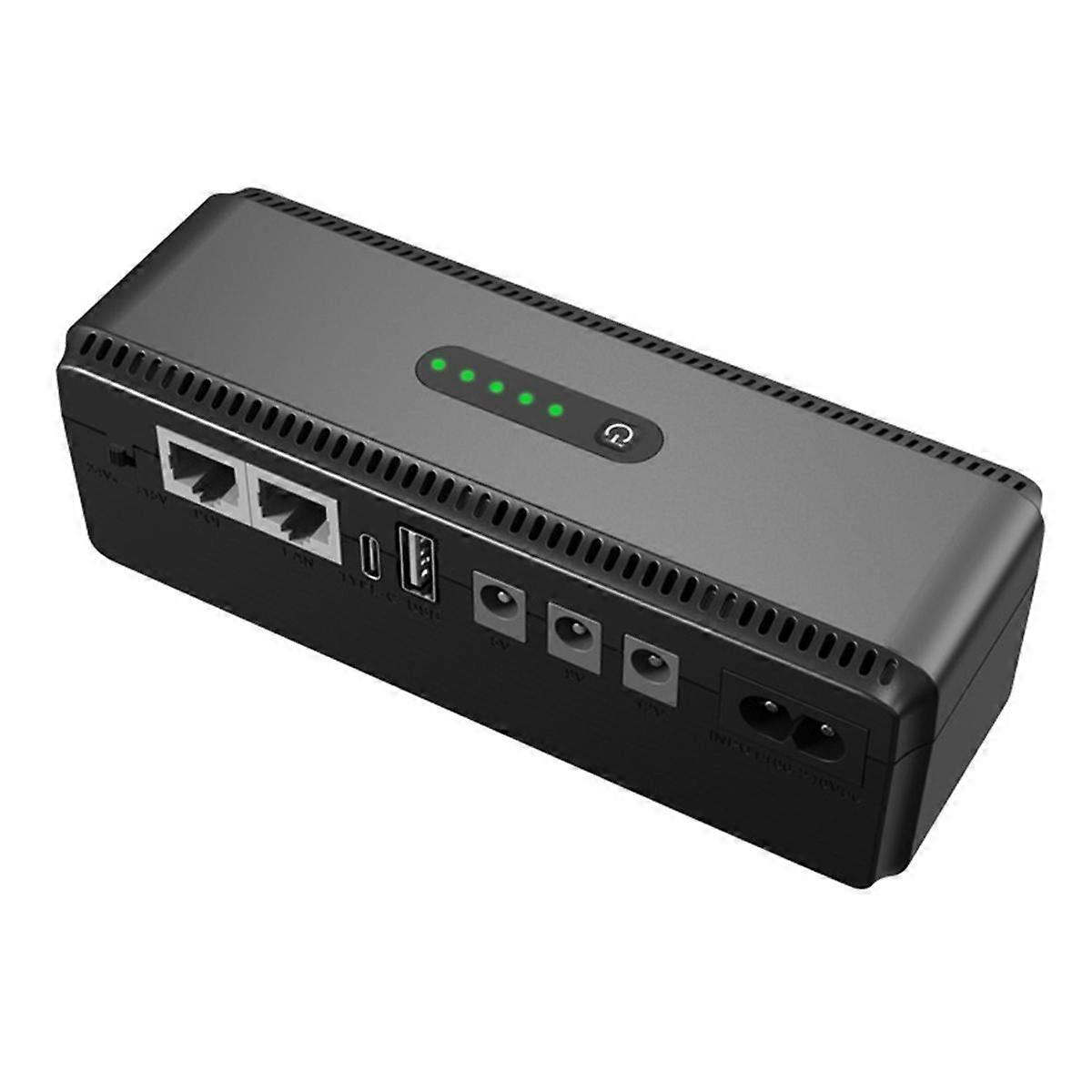 Mini UPS Battery Backup Power Supply 8800mAh with Multi Ports ...