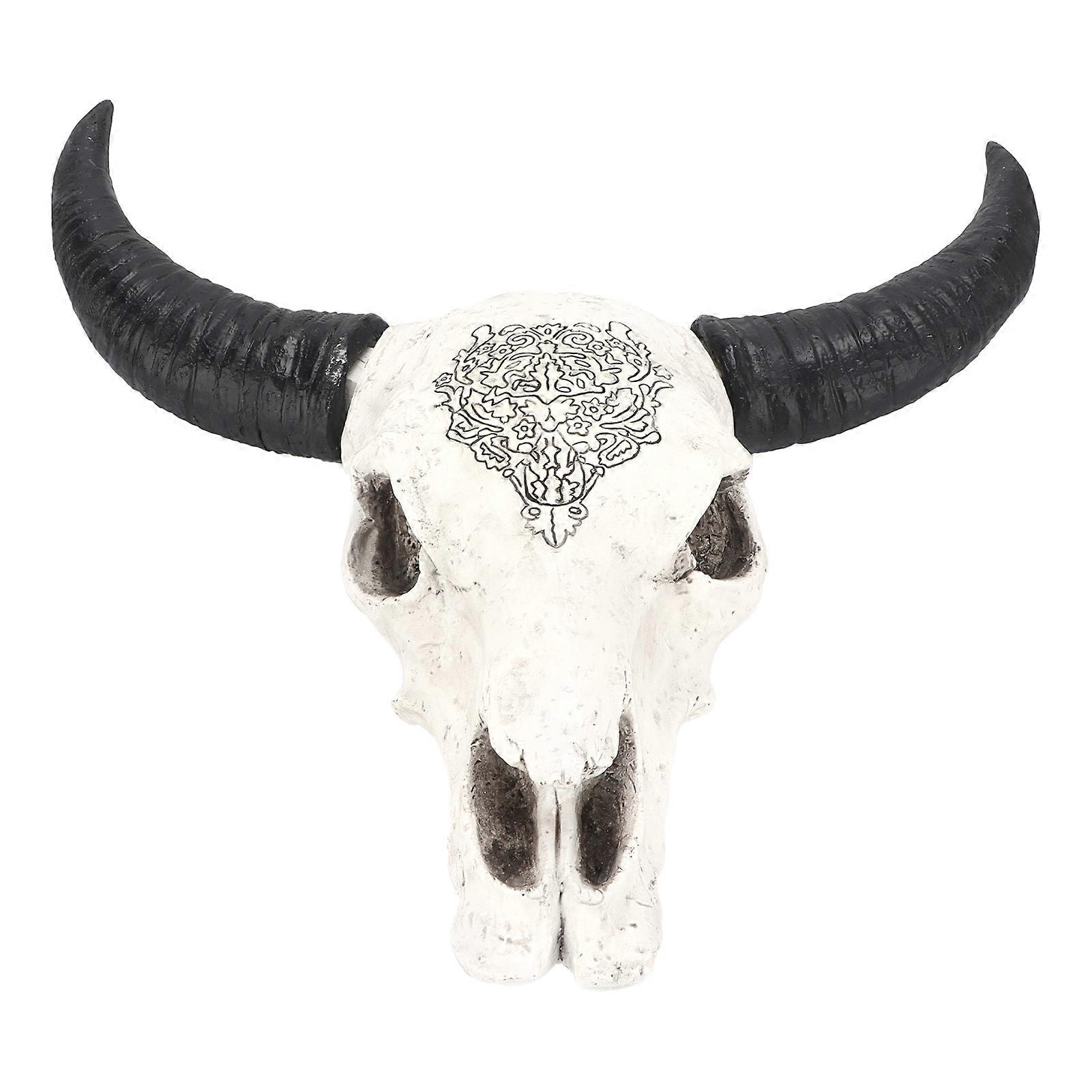Longhorn Wall Decor Polished Painted By Hand Firm Surface Bull Skull ...