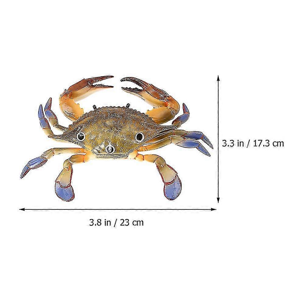 2pcs Artificial Crabs Toys Fake Crabs Models Lovely Imitation Crabs ...