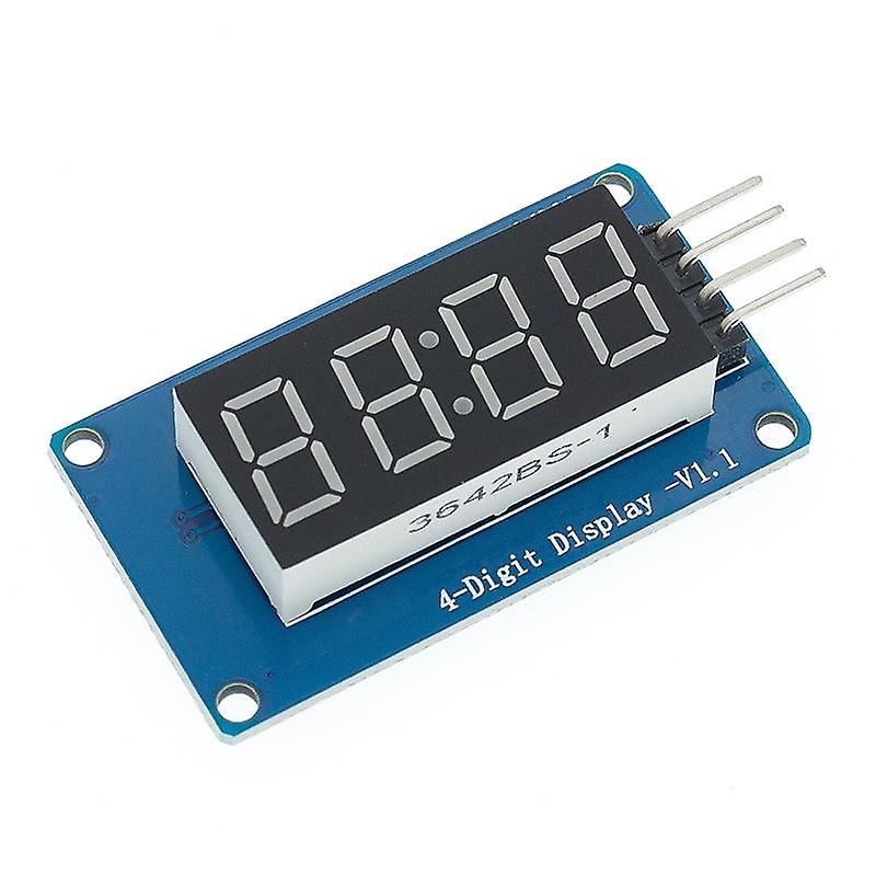 Circuit accessories 2pcs tm1637 4 bits digital led display module for arduino 7 segment 0.36inch ...