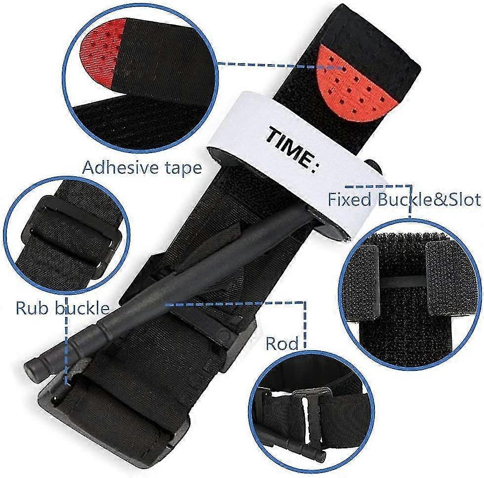 First Aid Kit Combat Military Tourniquet + Trauma Scissors + Molle Bag ...