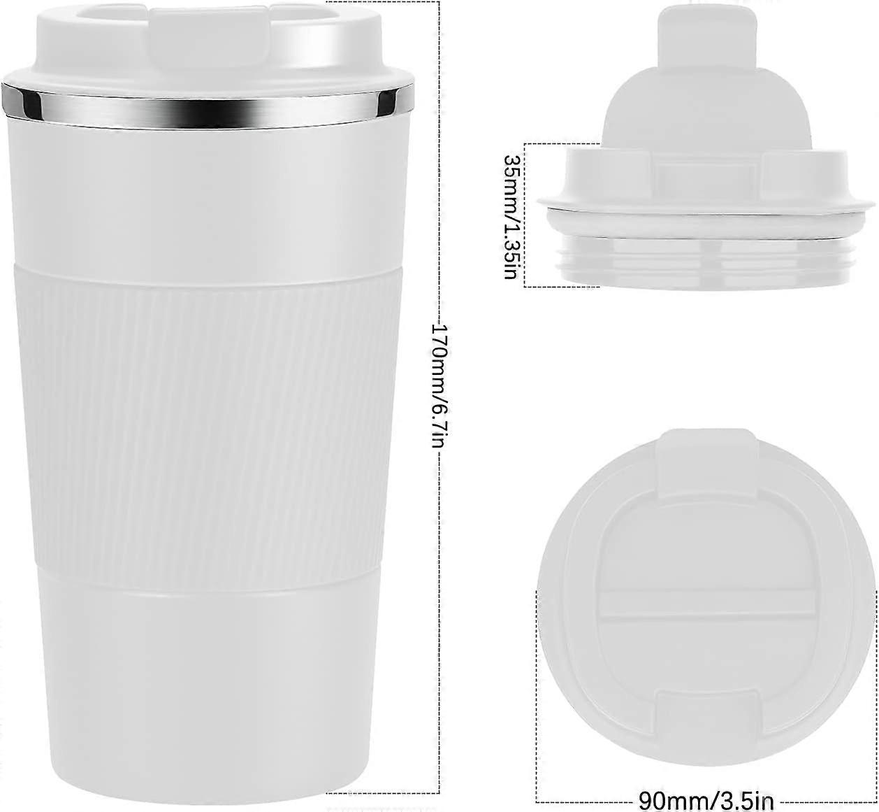 Travel Mug Reusable Insulated Coffee Cups Vacuum Insulation Flasks ...