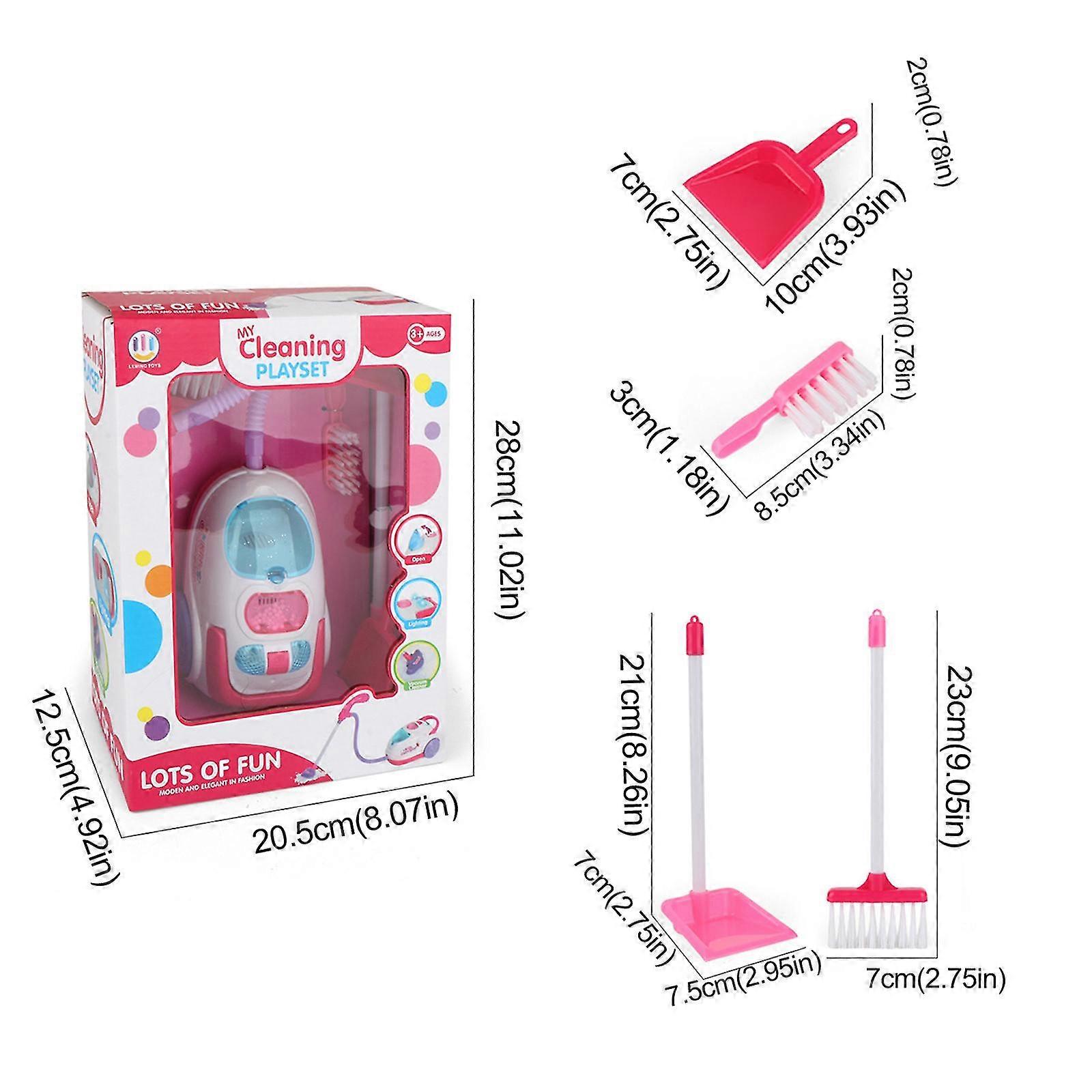 Vacuum Cleaner toy set children Play House Cleaning Toy Set With Sound ...