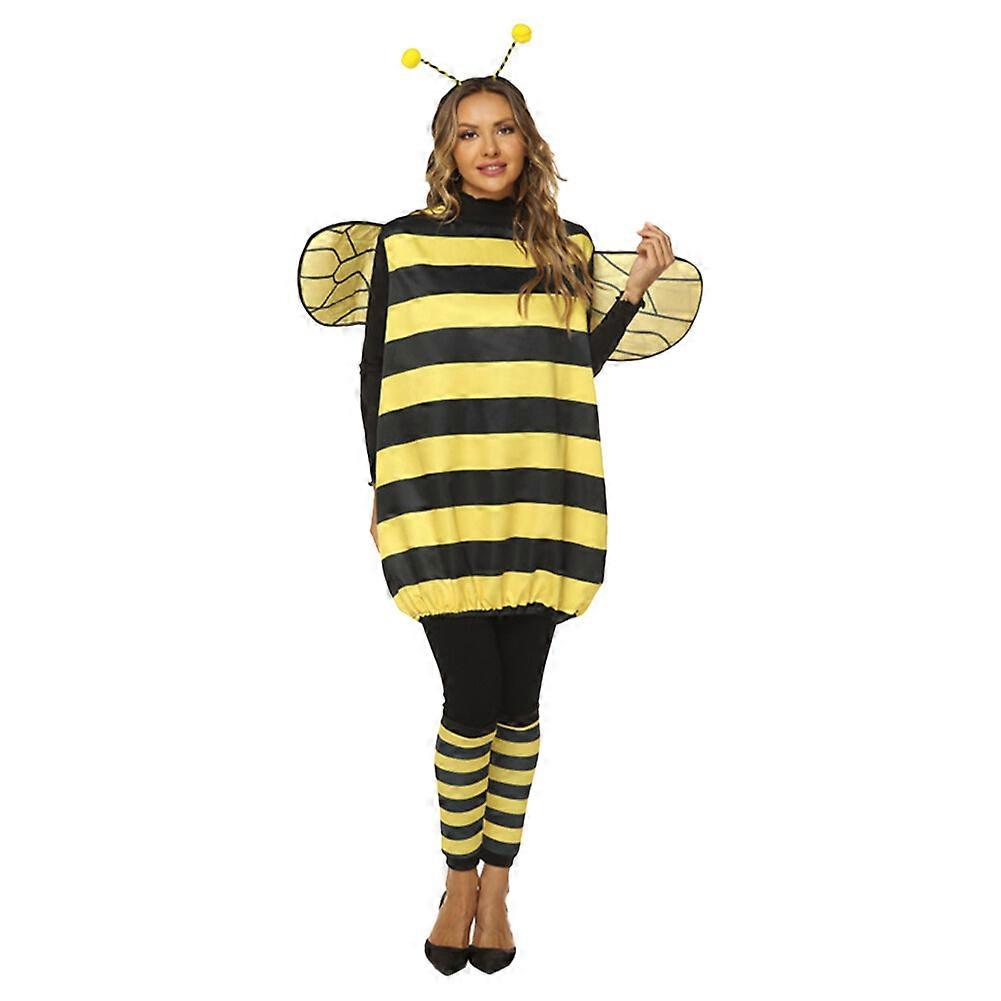 New Upgraded Bee Costume Kit Halloween Bee Cosplay Costume Women's Bee ...